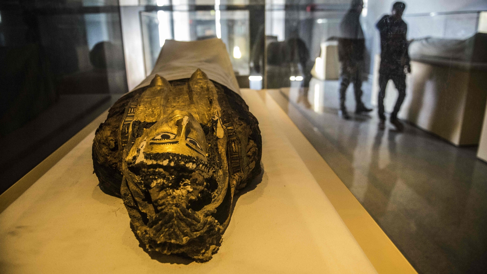 Egypt uncovers chamber of mummies