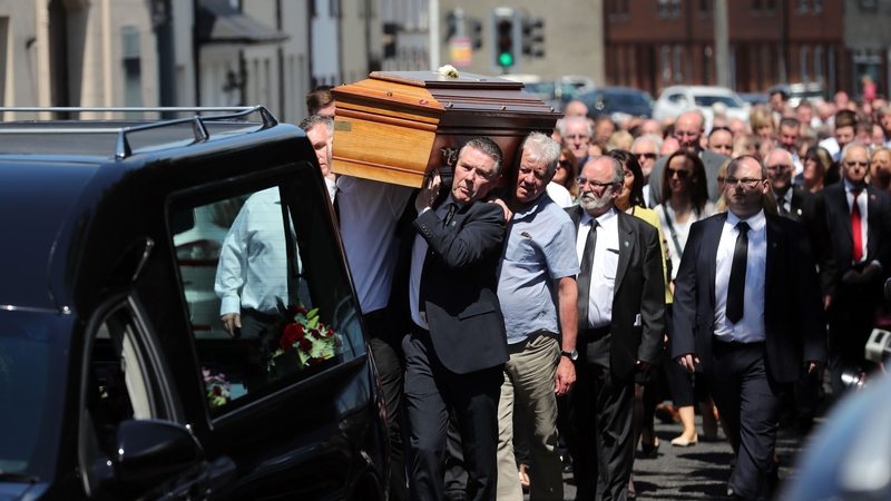 Funeral of Disappeared victim Seamus Ruddy takes place