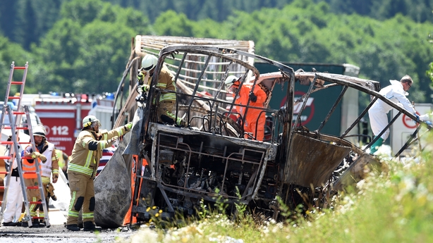 18 people killed in bus crash in Germany