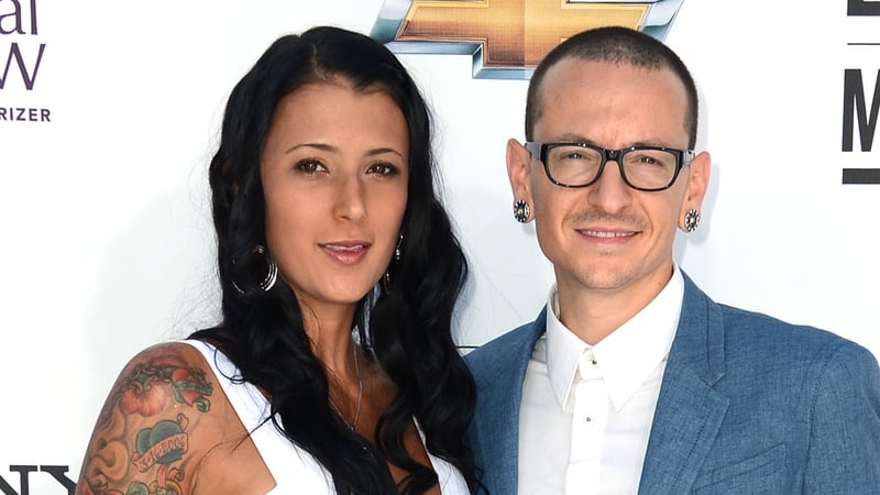 Chester Bennington's wife pays tribute to late singer