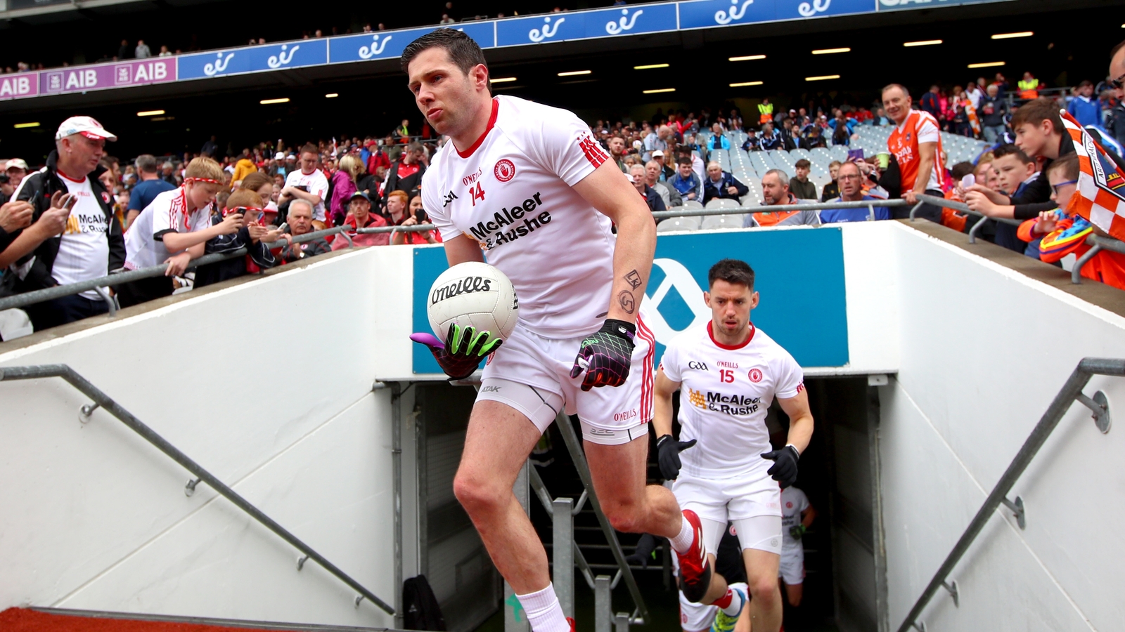 Just one change on the Tyrone side to face Dublin