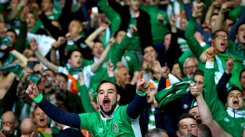 Ireland fans & England fans - from apathy to excitement