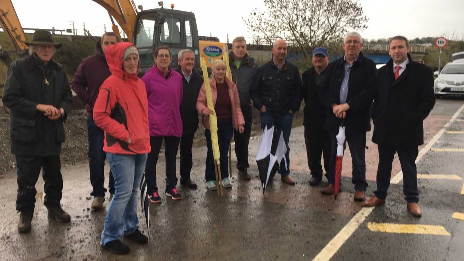 Protest over closure of bridge in Co Clare