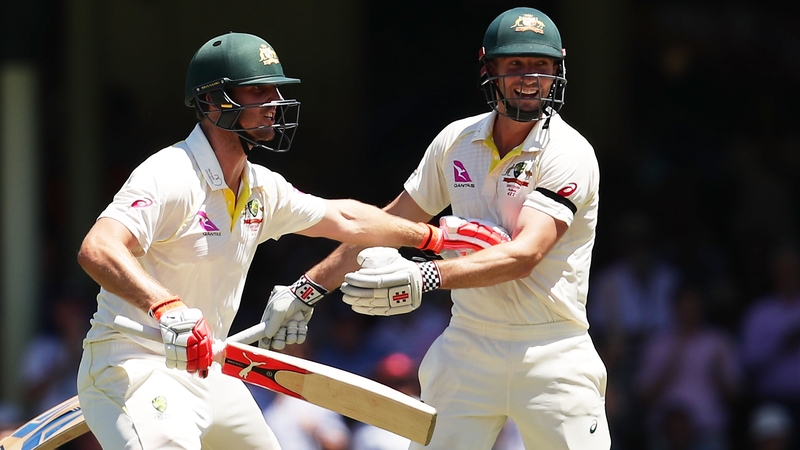Marsh double act sees Australia continue dominance