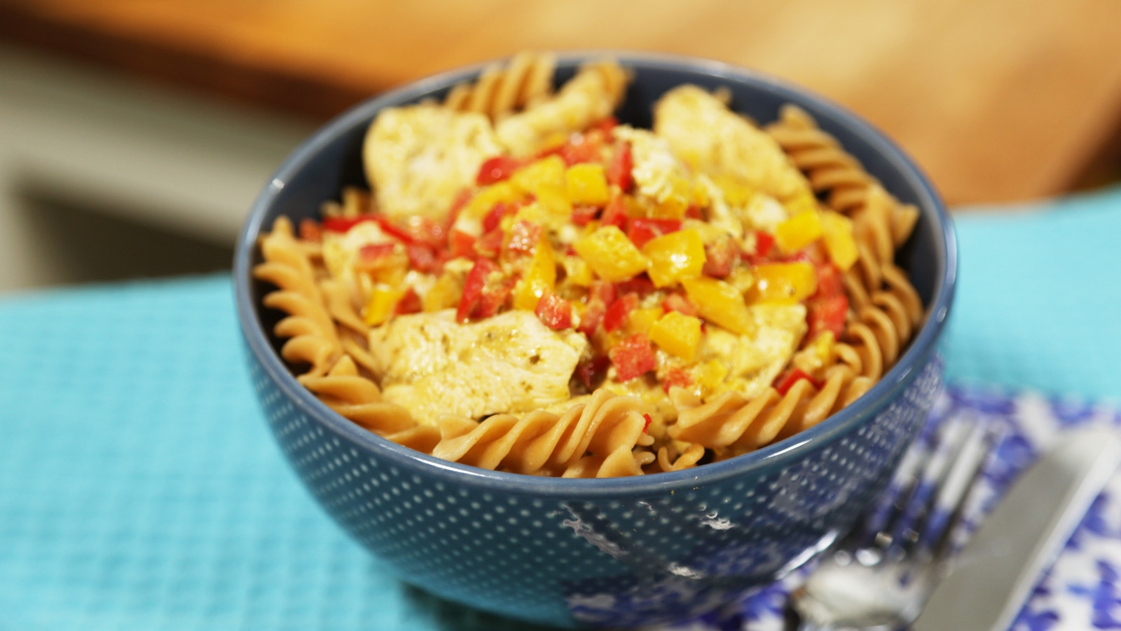 Healthy Chicken Pesto Pasta: OT