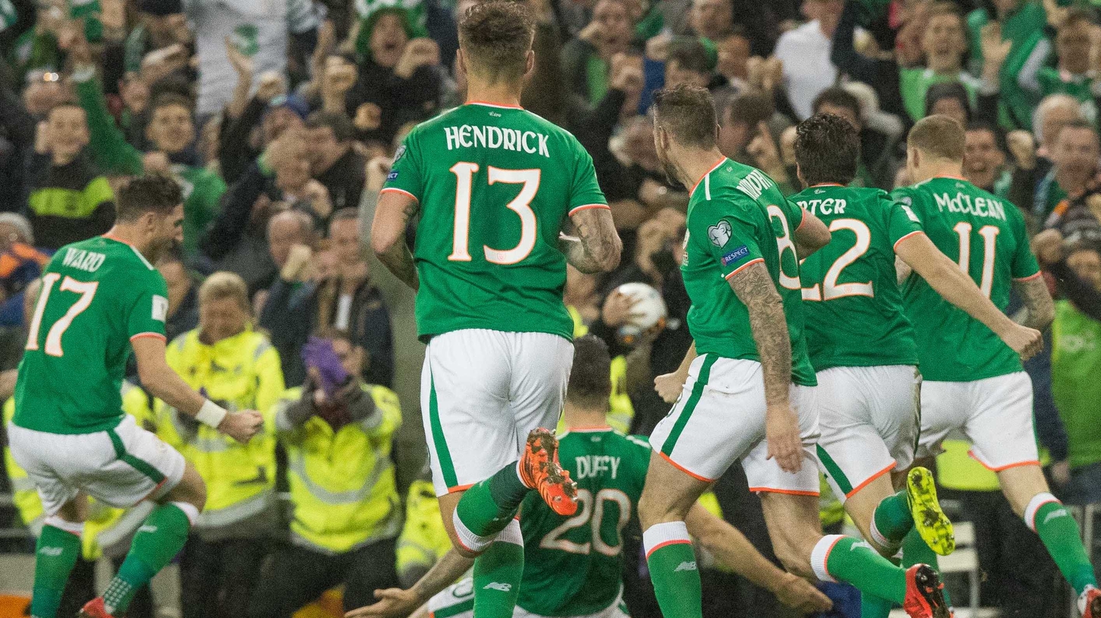Republic of Ireland up to 31st in world rankings