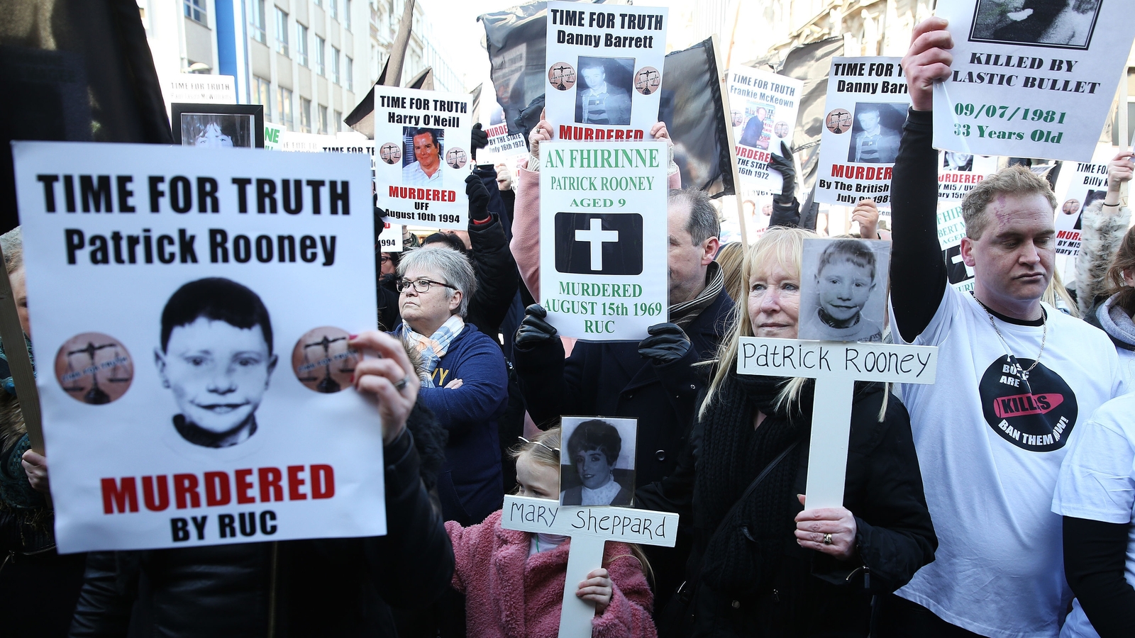 Victims of Troubles killings march for justice