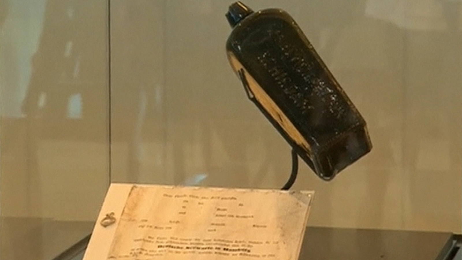Oldest known message in a bottle dates to 1886