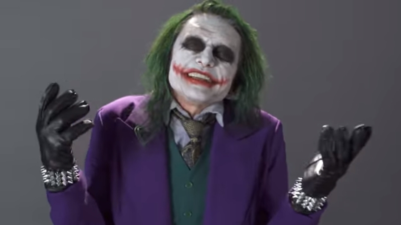 The Room director plays The Joker in new video