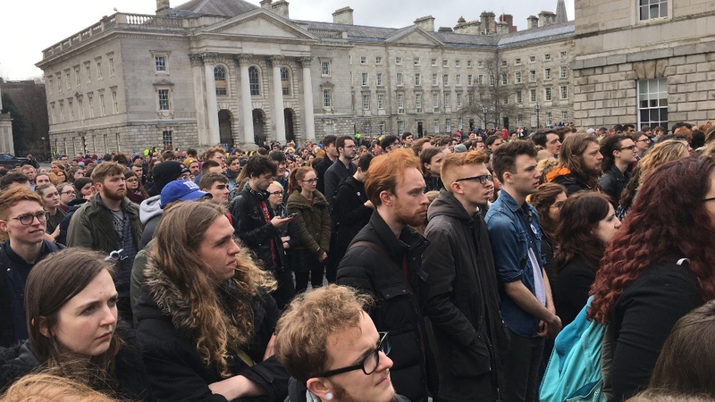 Trinity students end college occupation in fees protest