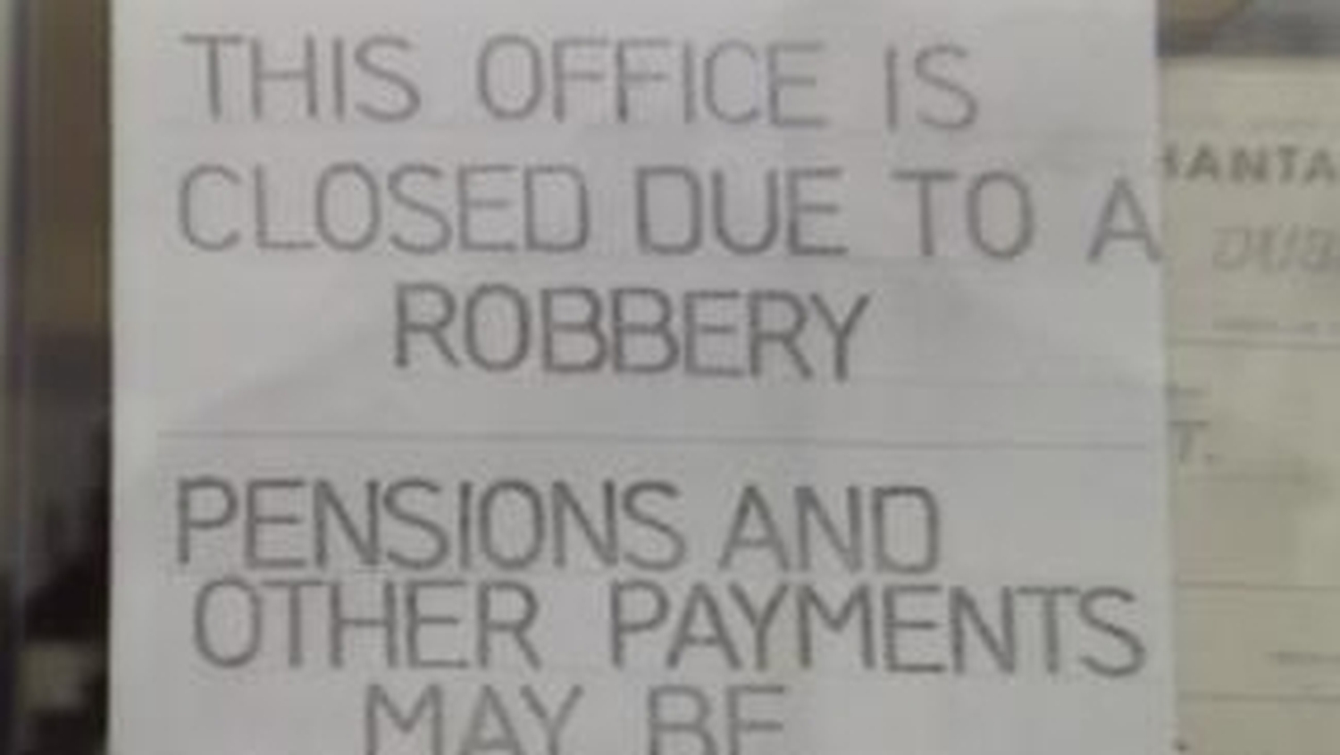 RTÉ Archives | Collections | Santry Post Office Robbed