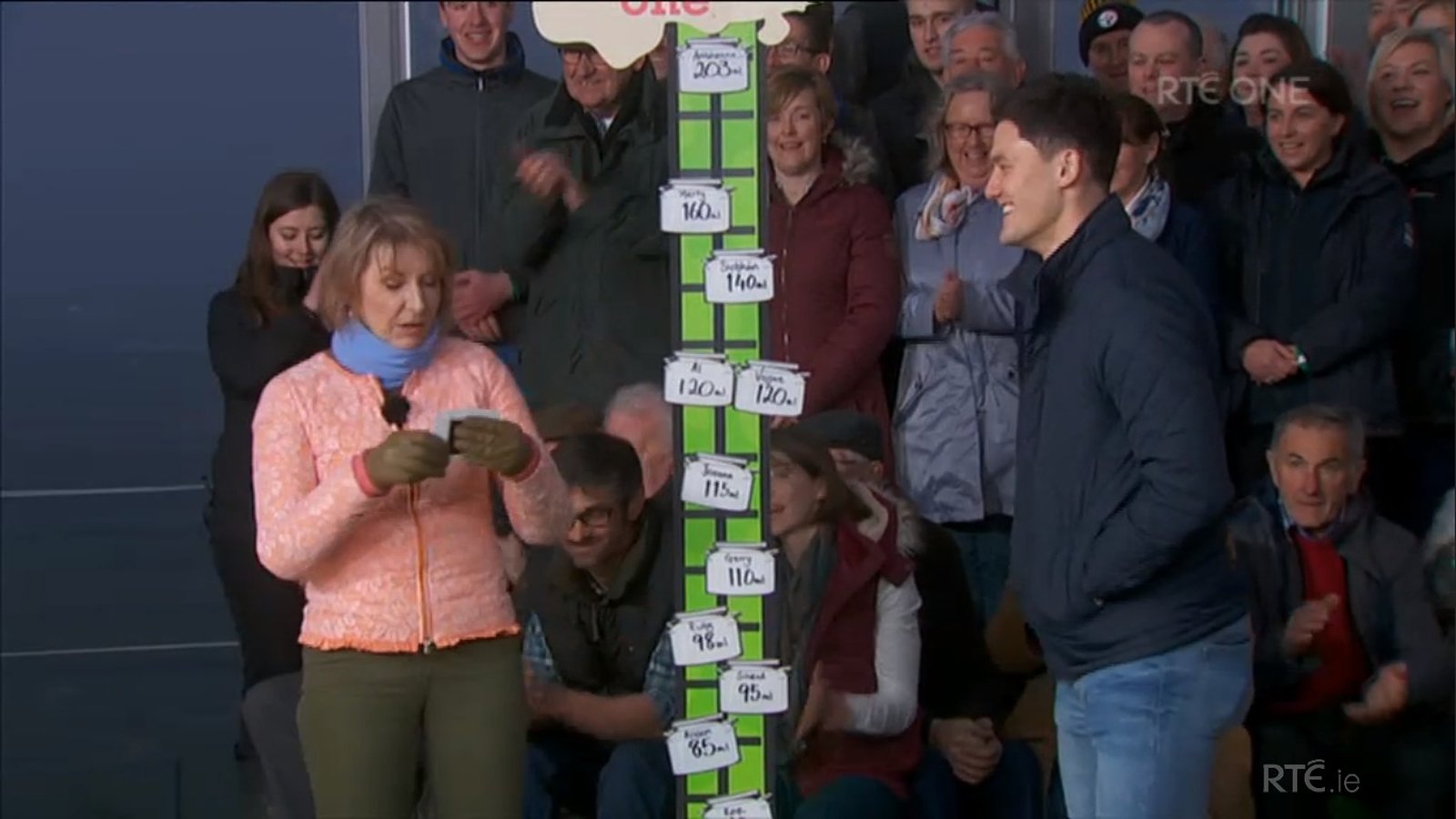 Watch: Lee Chin's expert moves on 'Pull the Udder One'