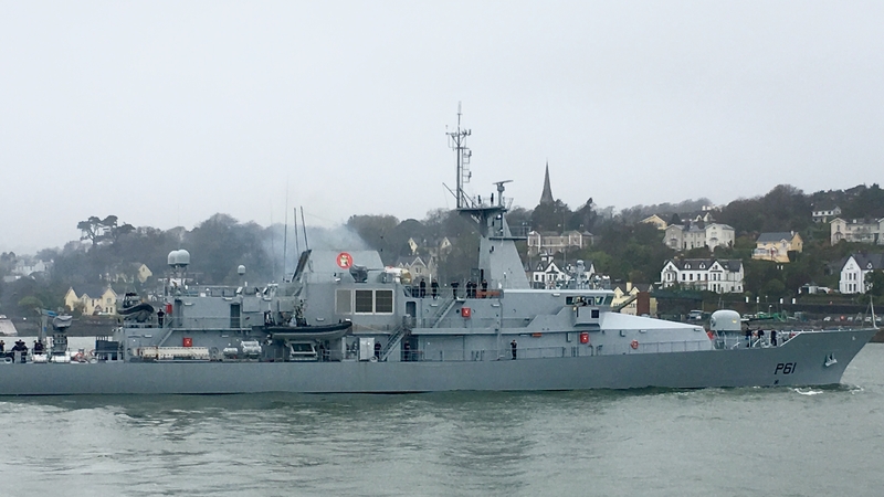 LÉ Samuel Beckett departs from Cork for EU mission
