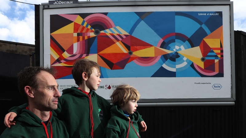 Art unveiled to mark haemophilia society anniversary