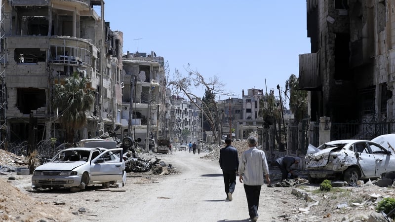 Chemical inspectors reportedly enter town of Douma