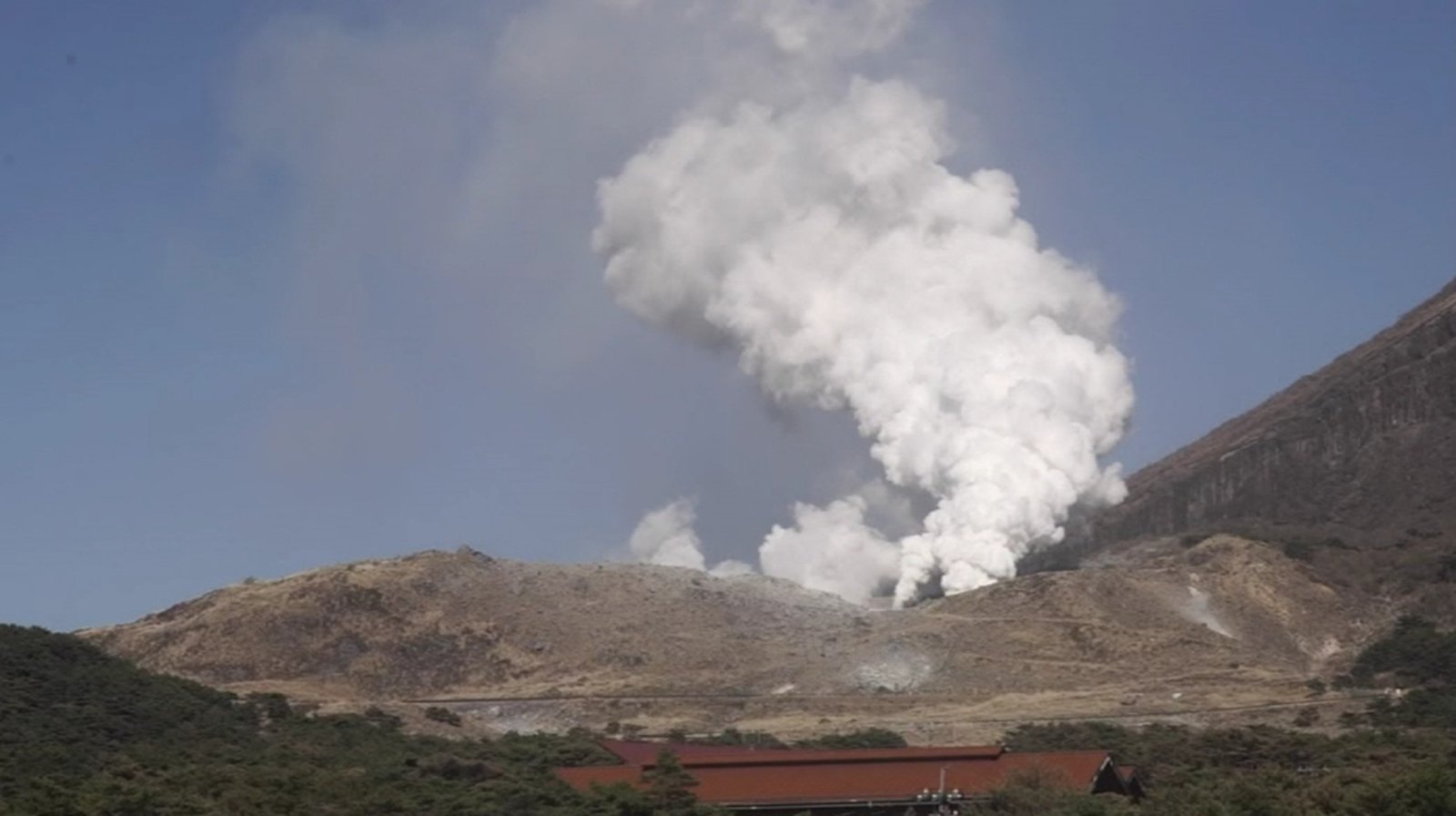 Warning as Japanese volcano erupts after 250 years