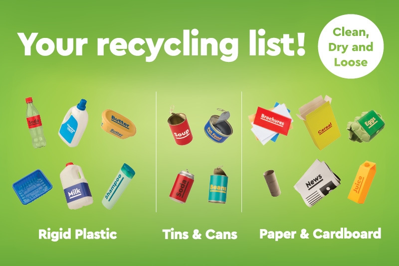 Ireland's Household Recycling List