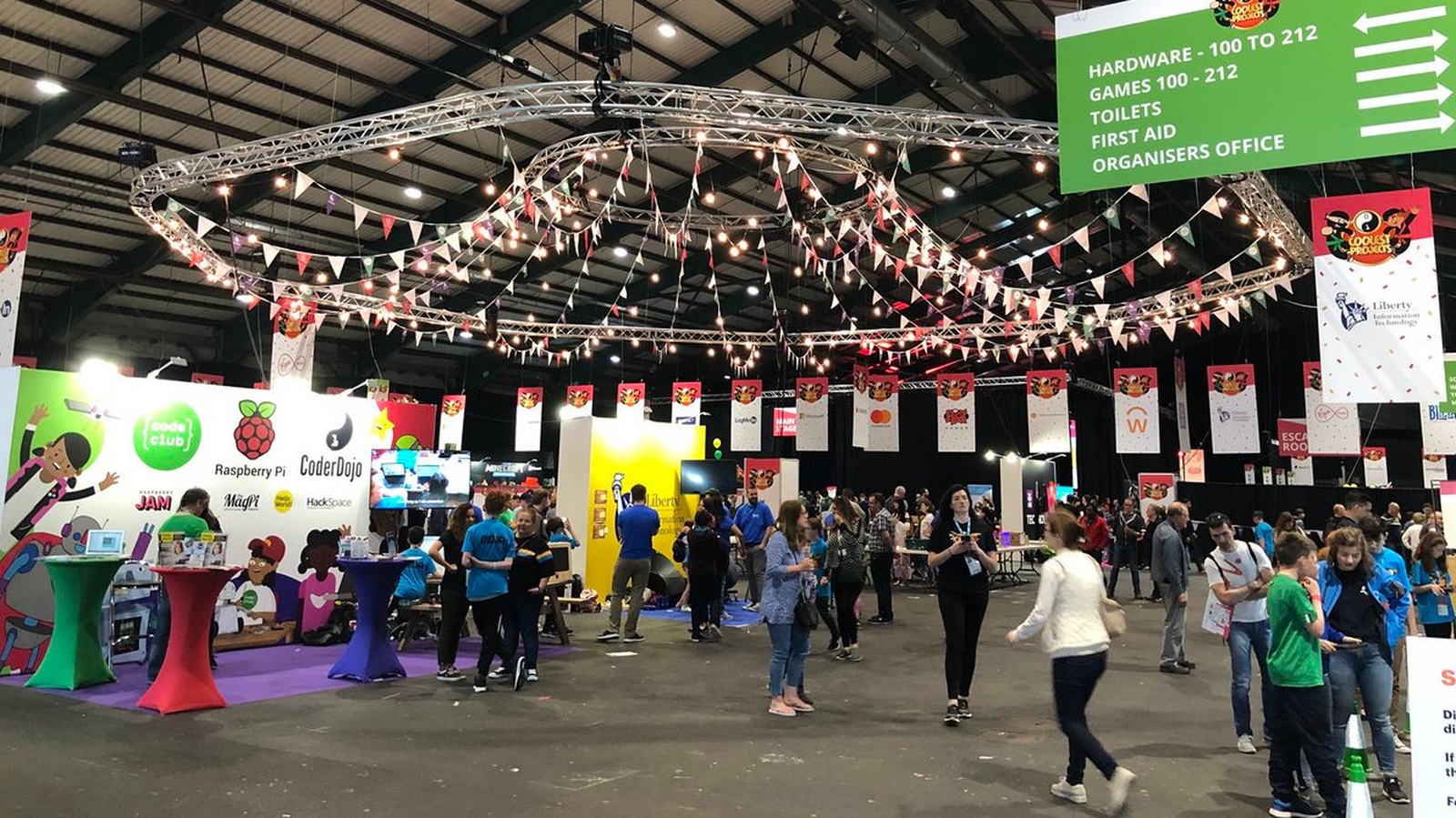 Children's coding exhibition being held in the RDS