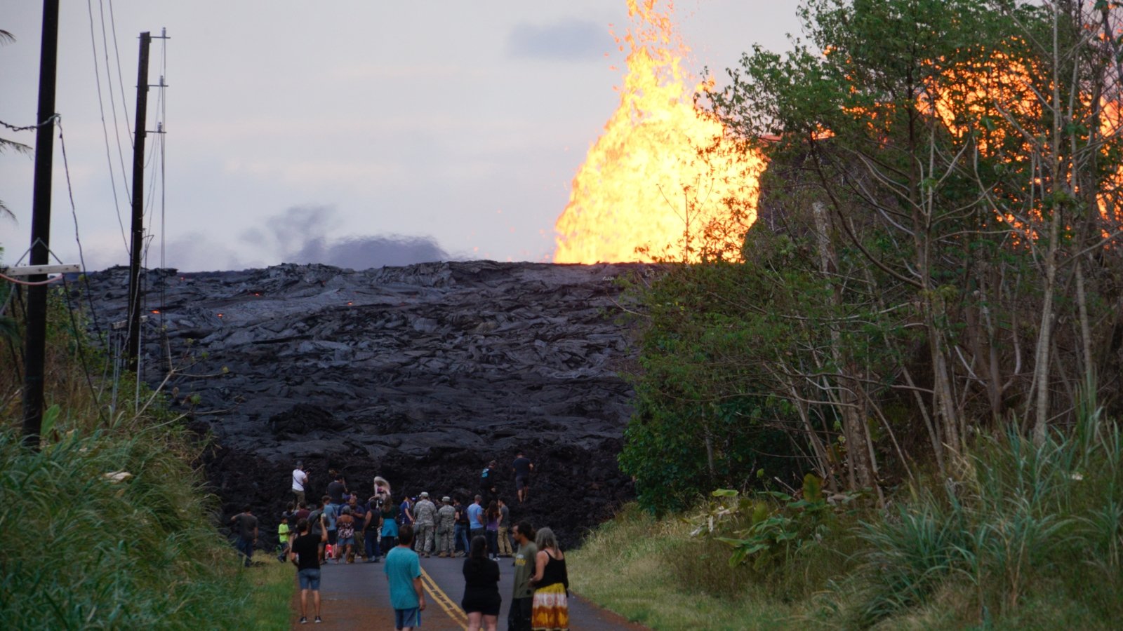 Lava reaches area of geothermal power station in Hawaii