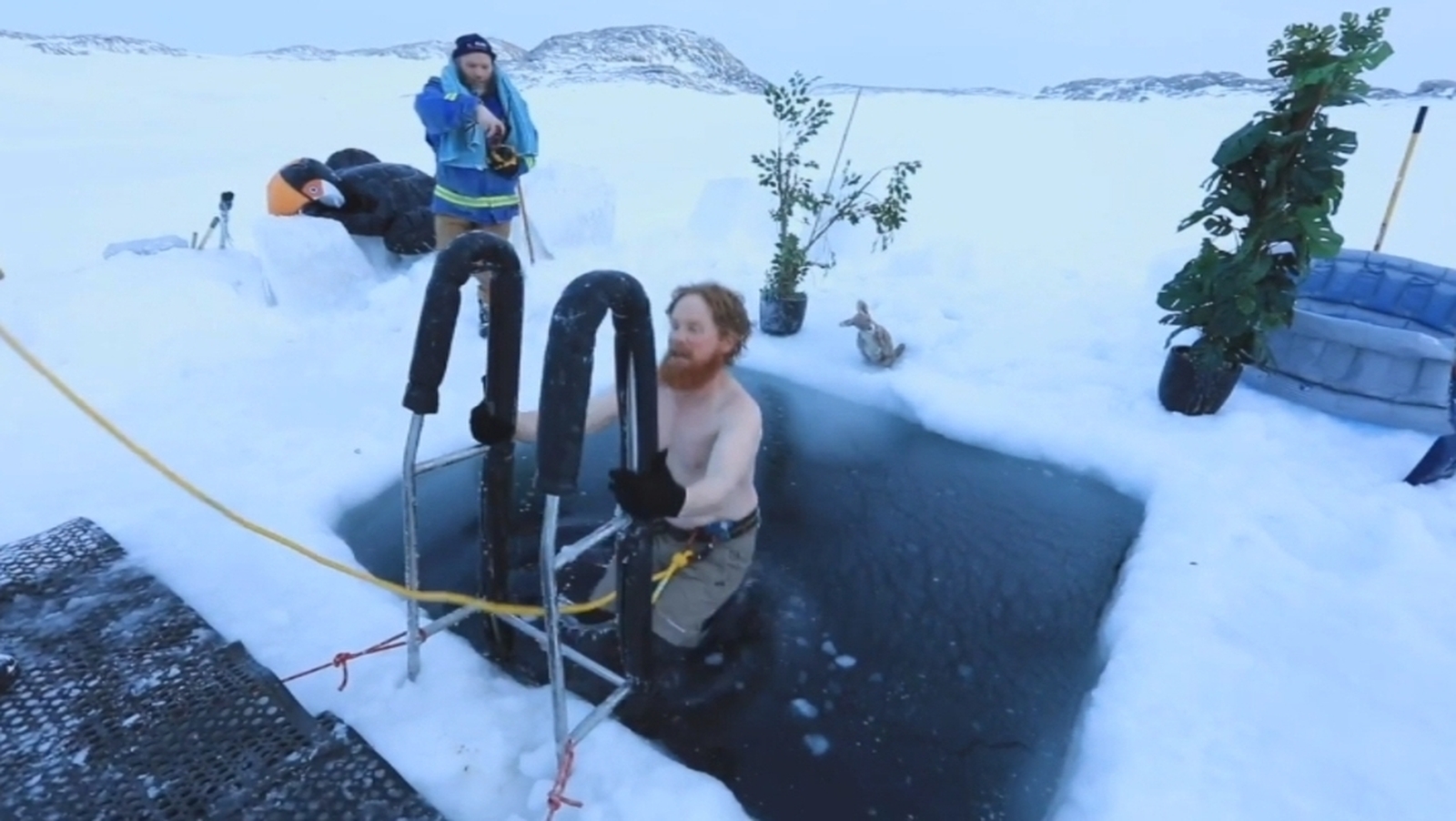 Cold comfort: Antarctic researchers celebrate midwinter