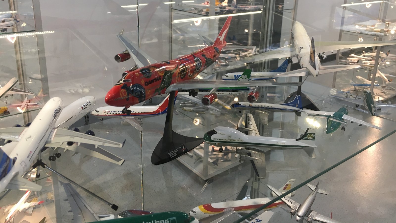 Permanent model aircraft display for Shannon Airport