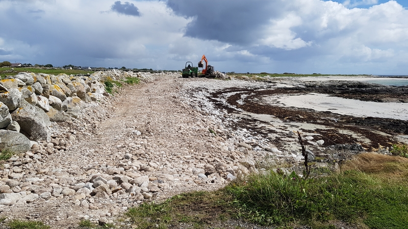 Reilig Dhumhach na Leanbh in Indreabhán á hathchóiriú