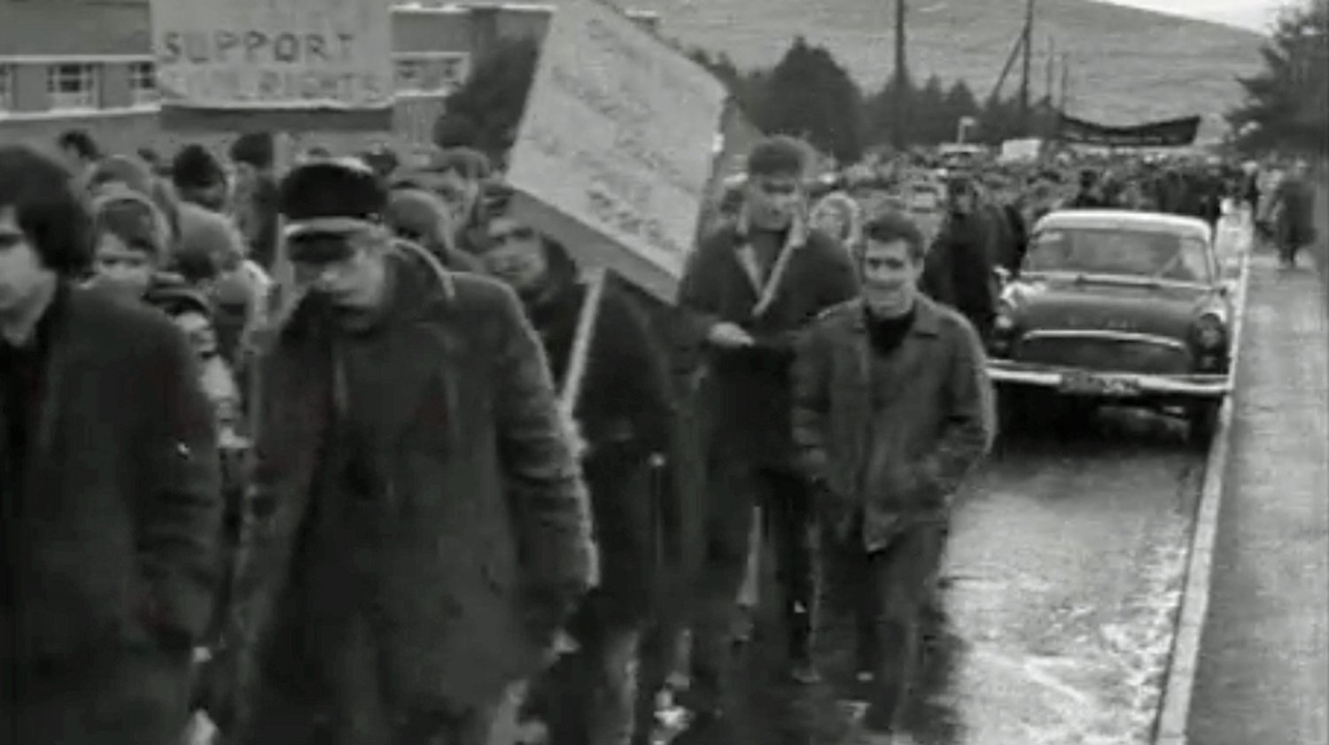 RTÉ Archives | War and Conflict | Civil Rights March Attacked : Day 4