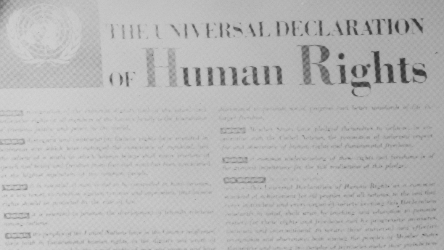 RTÉ Archives | Society | Declaration Of Human Rights
