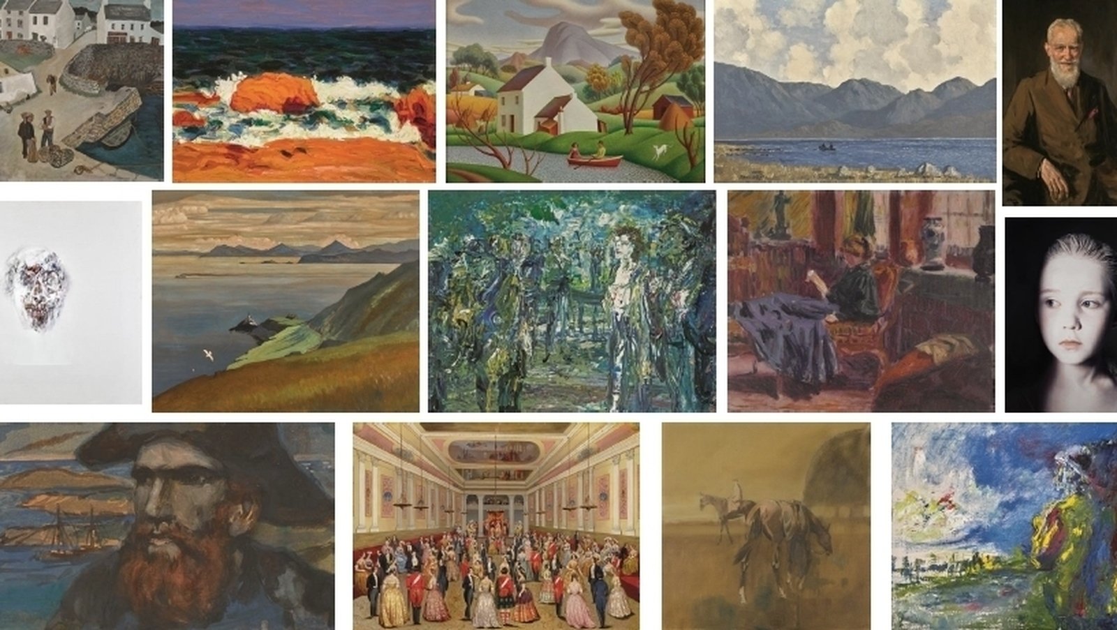 Rare Irish art goes on display in Dublin
