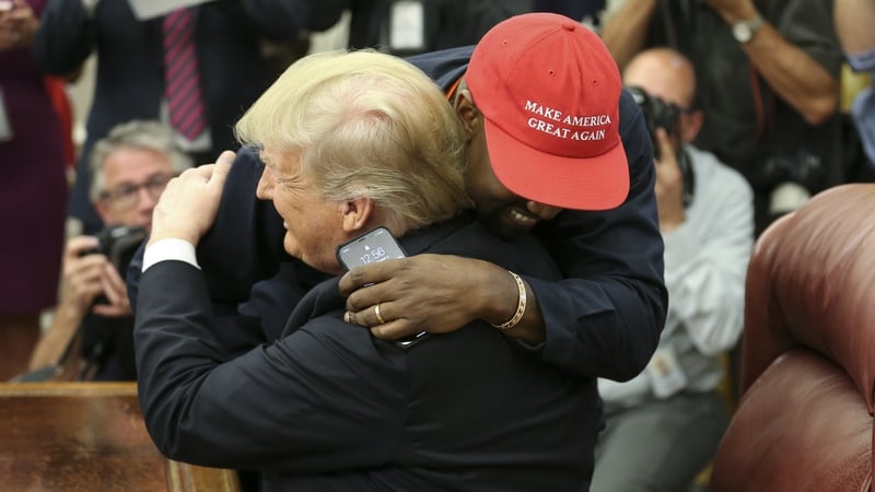 Kanye West delivers 10-minute monologue to Donald Trump