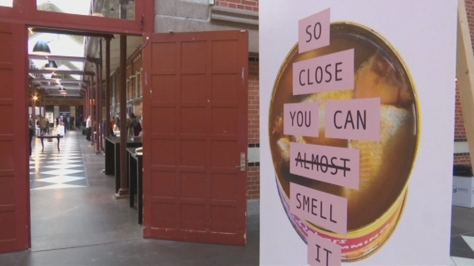 Rotten shark on the menu at the Disgusting Food Museum