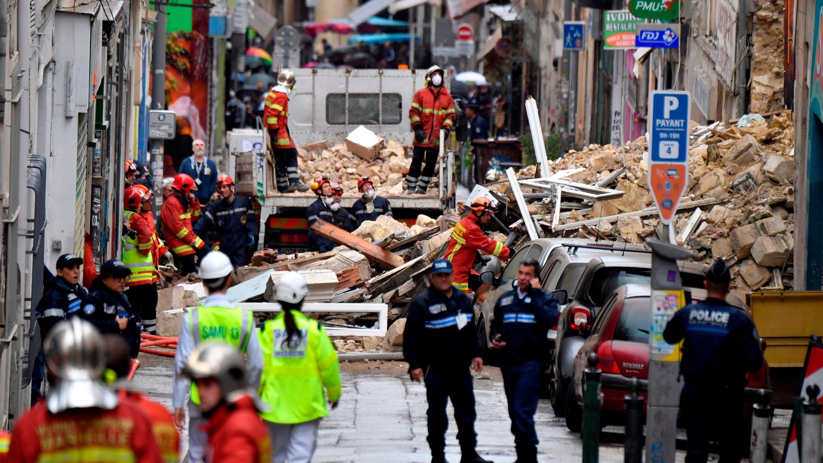 At least four dead in Marseille building collapse