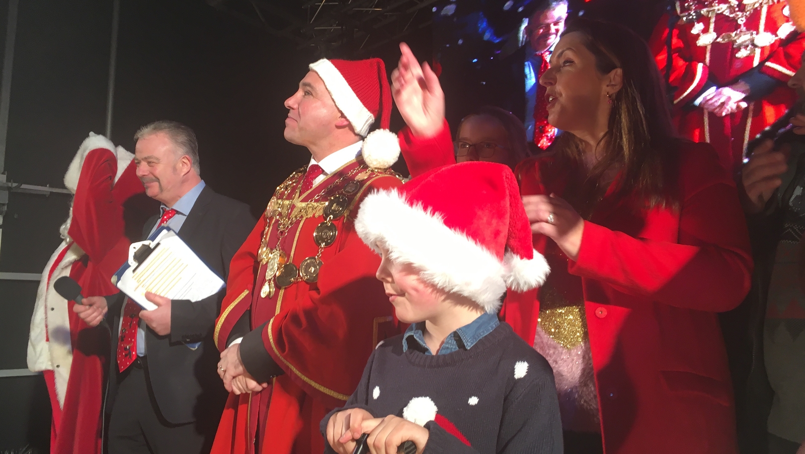 Thousands turn out for Christmas lights in Limerick