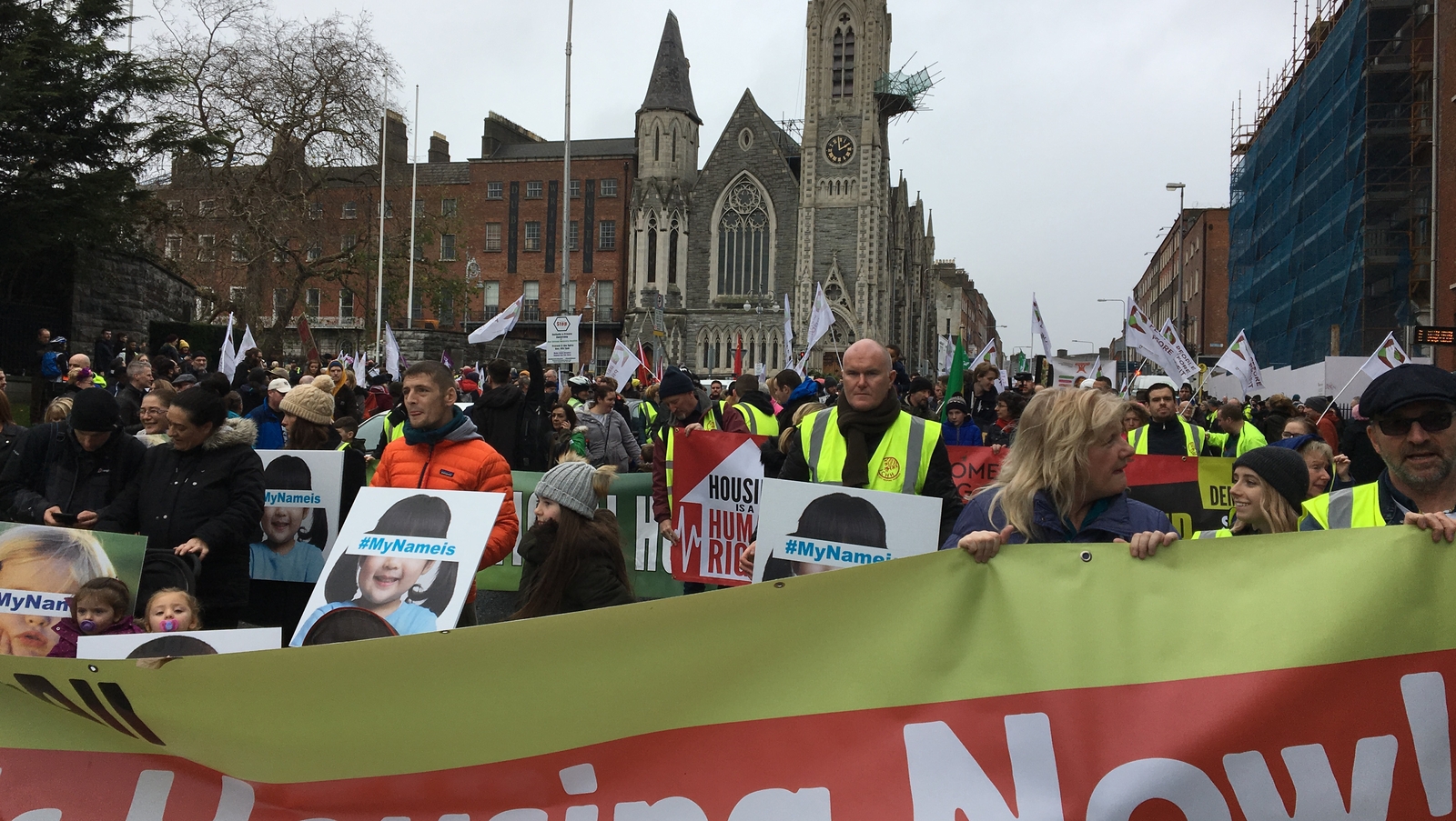 Thousands at housing protest rally in Dublin