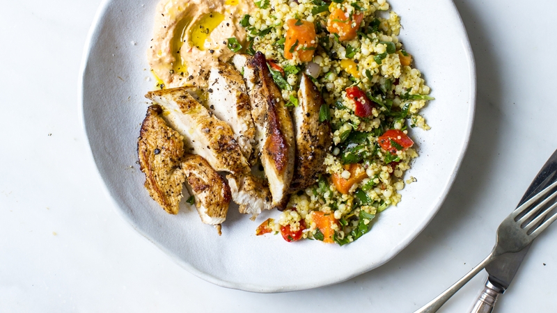 Chicken With Hummus: Donal's Meals in Minutes