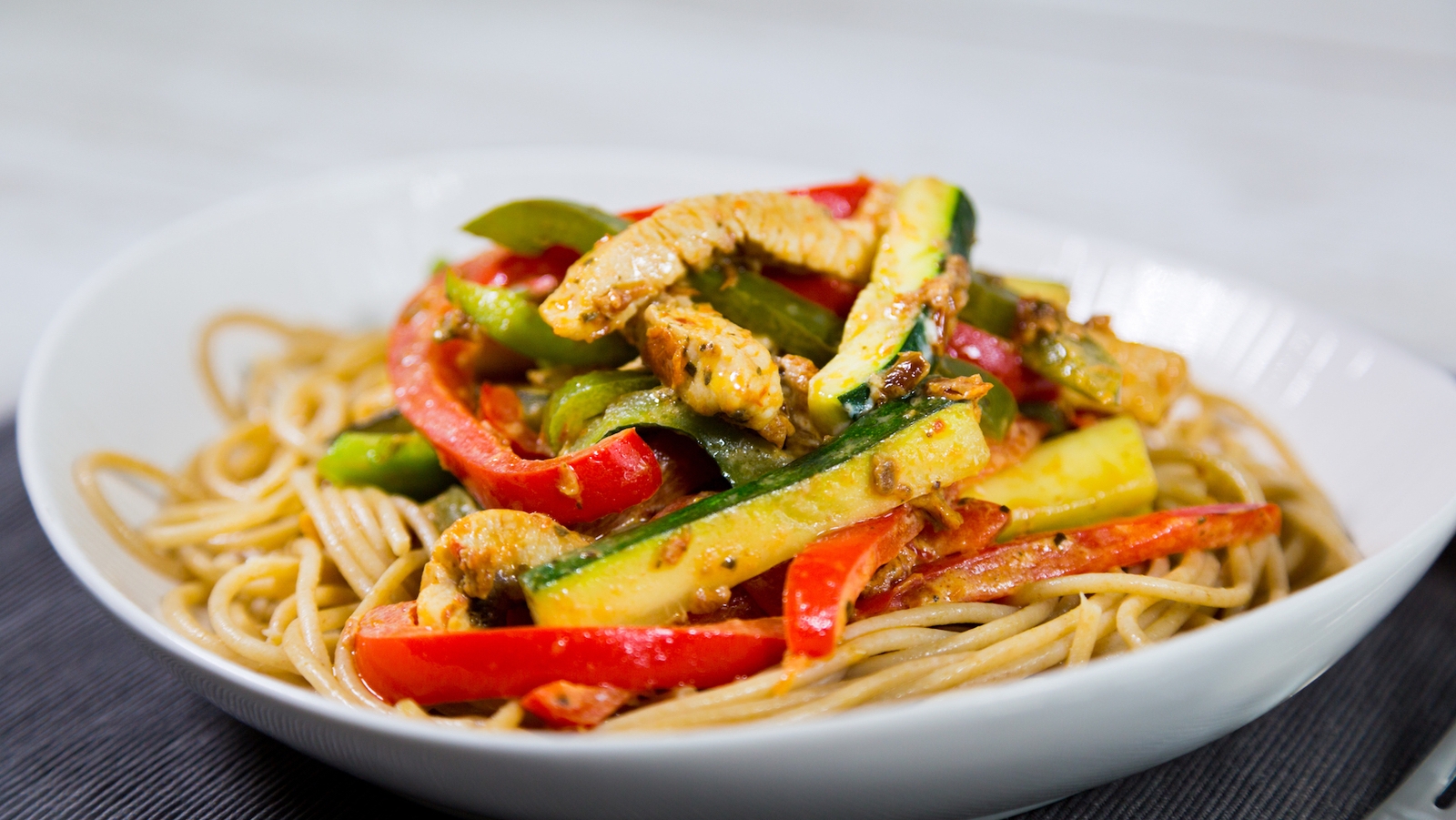 Turkey Pesto Pasta: OT