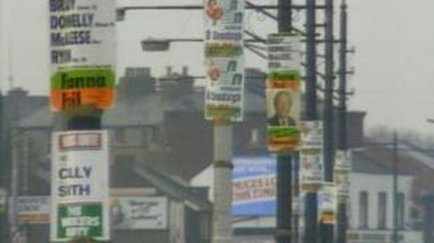 RTÉ Archives | Collections | Taking Down Election Posters