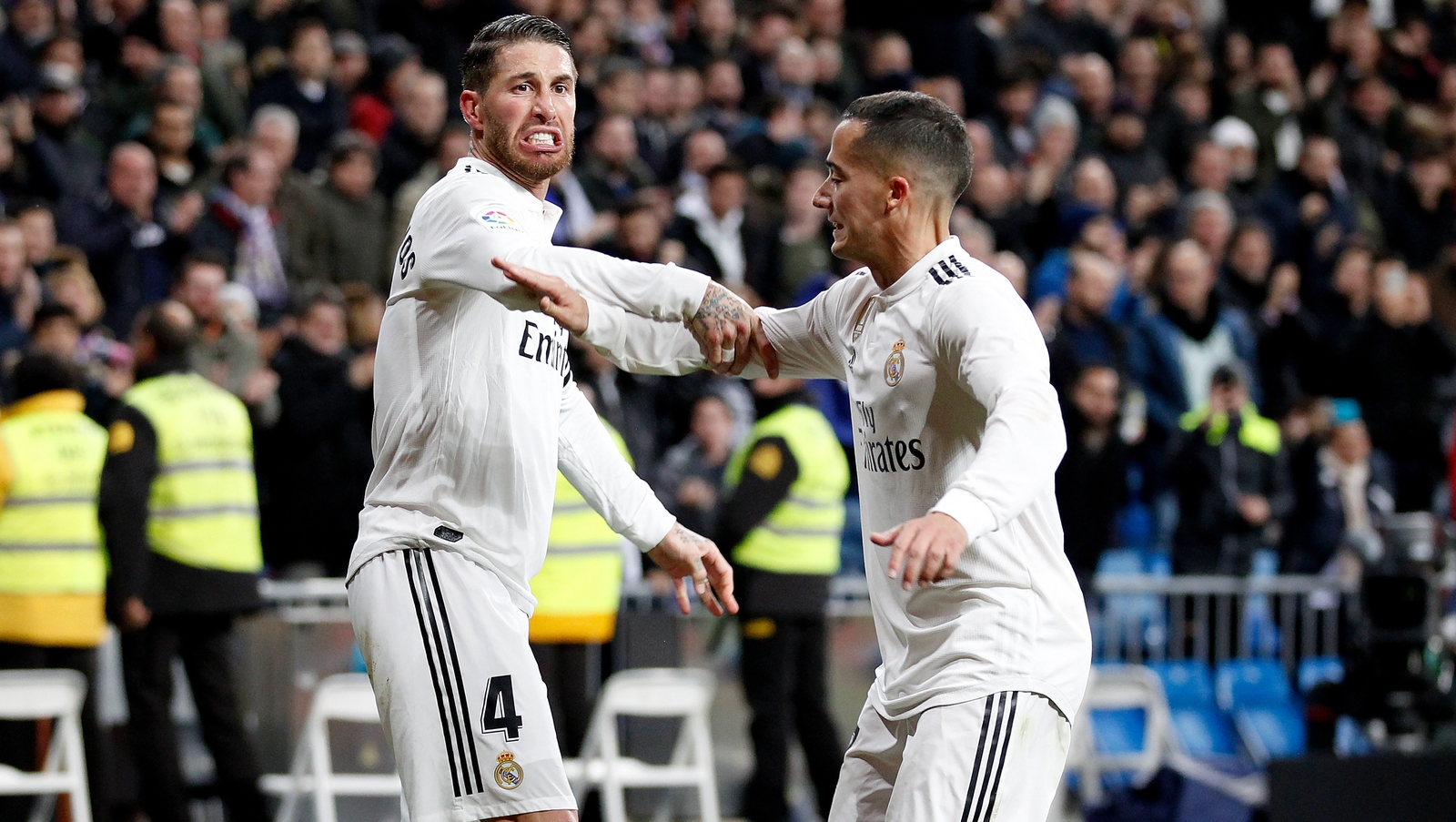 Ramos double edges Madrid closer to Copa del Rey semis