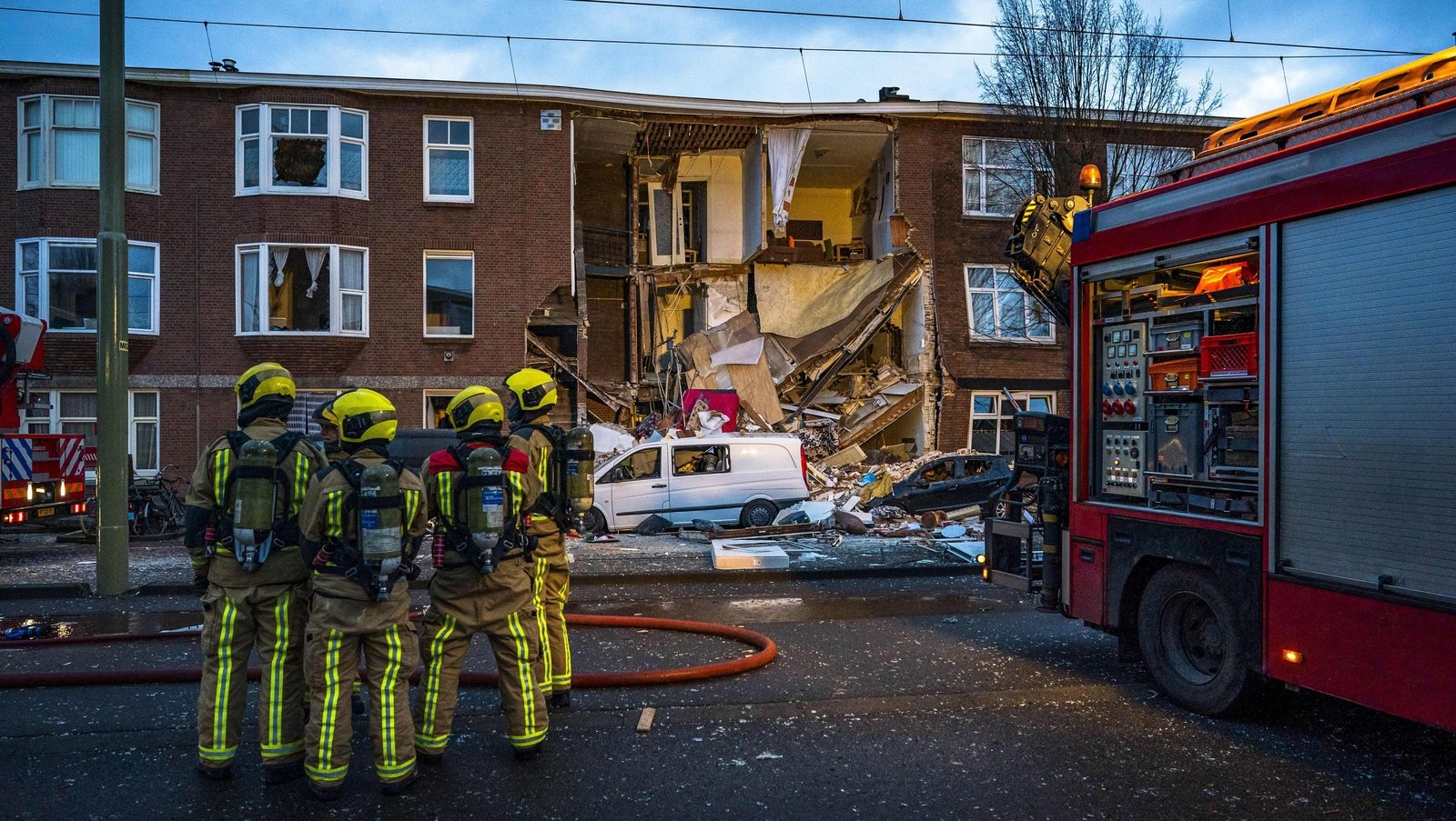 Nine injured after gas explosion at Dutch building