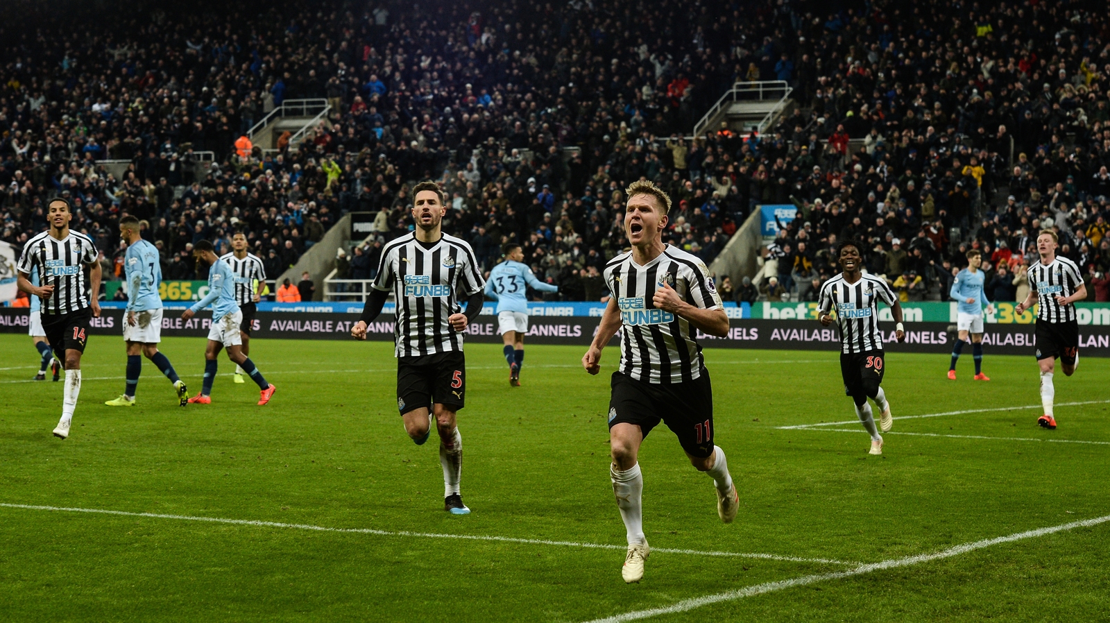 Ritchie spot on as Toon shock Man City