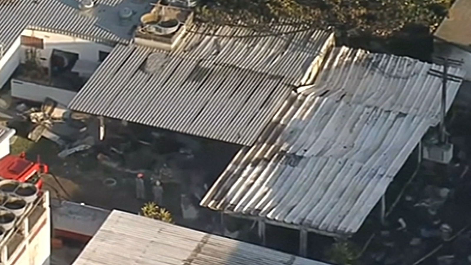 Ten dead in fire at football club ground in Brazil