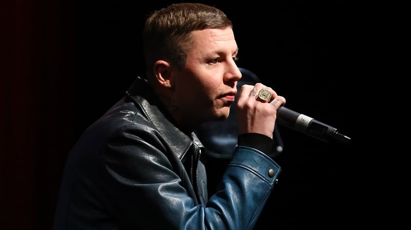Professor Green fractures neck after seizure