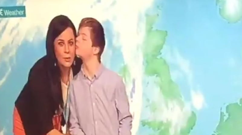 'Cute' Cameron makes RTÉ weather presenter's day