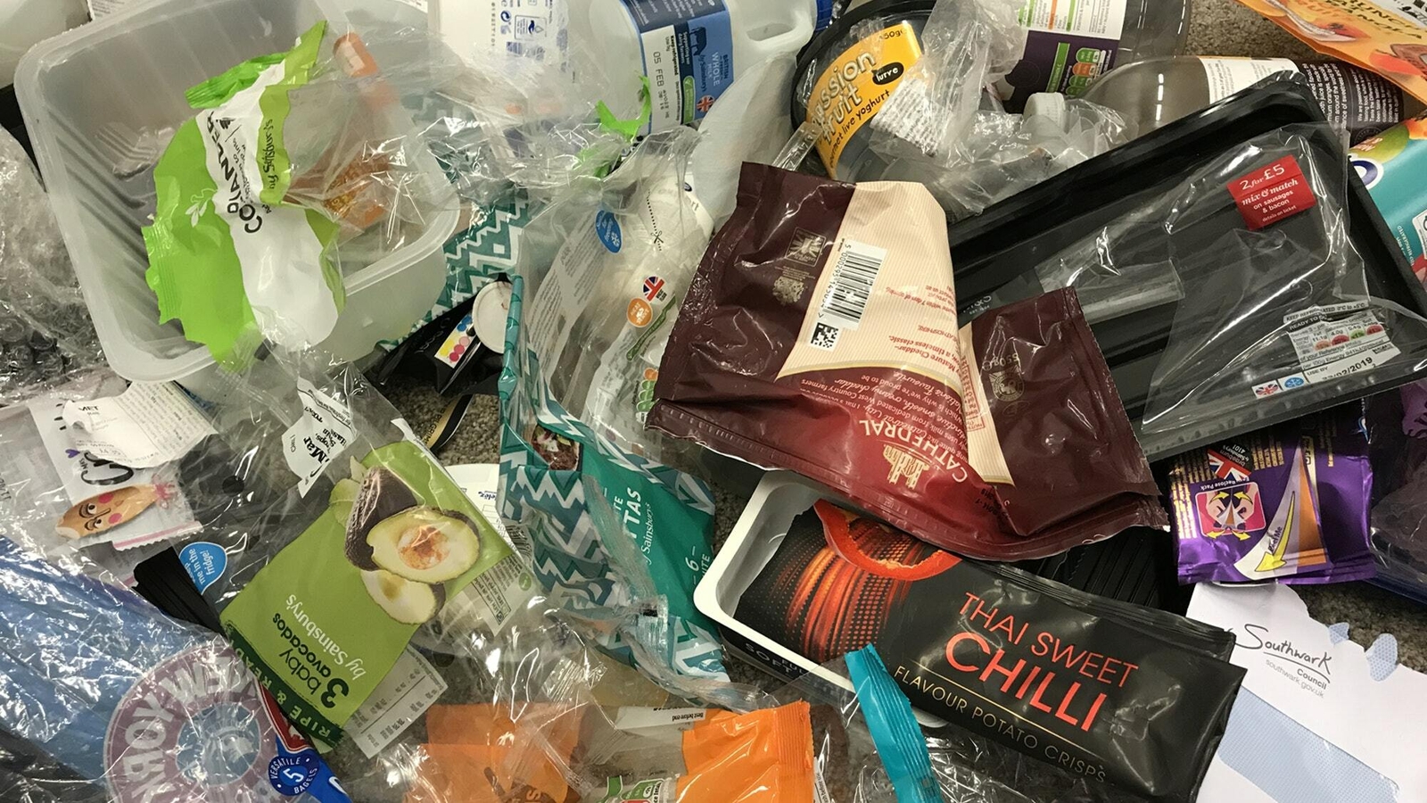 I collected all my single-use plastic for a month
