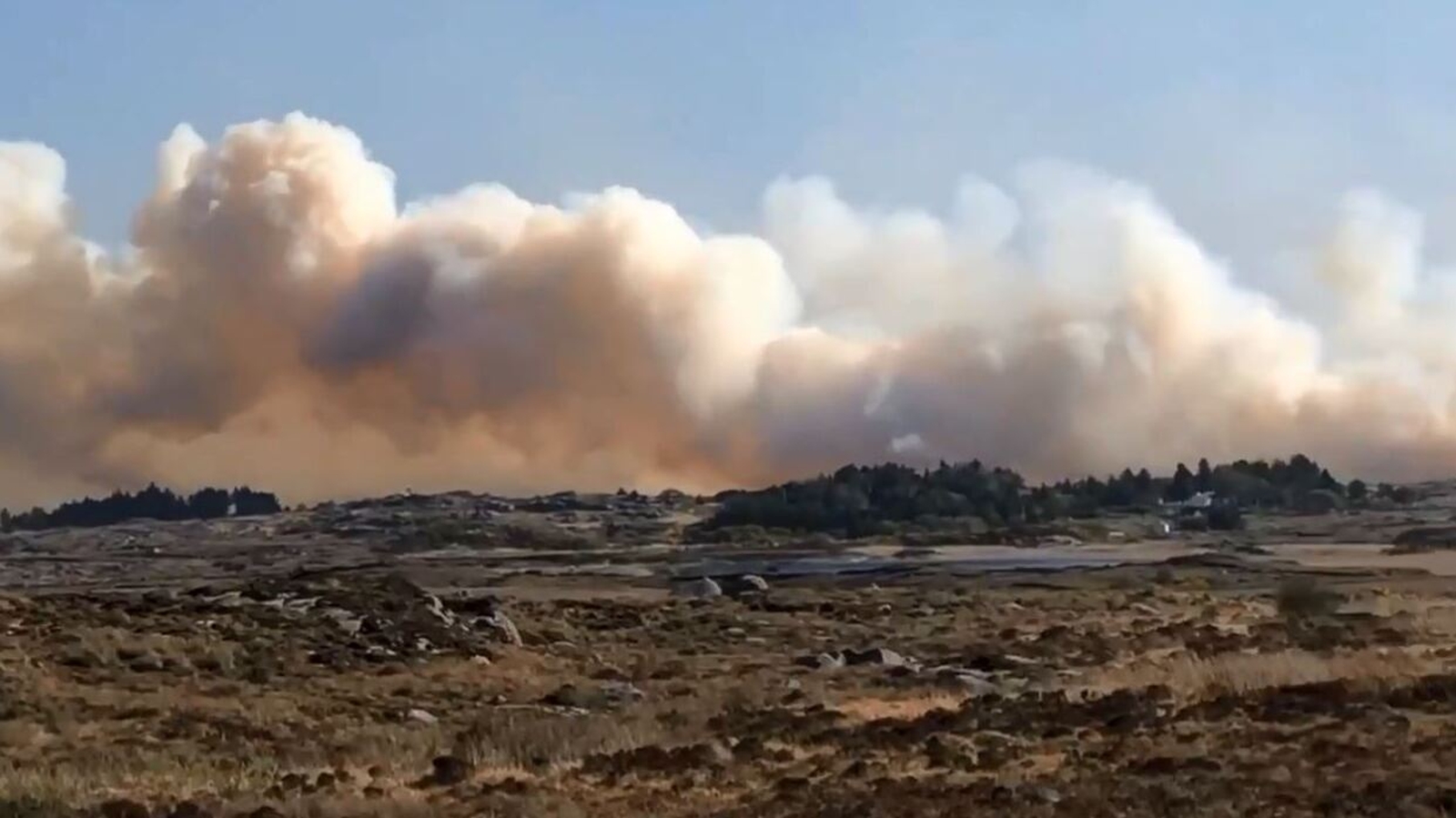 Donegal gorse fire under control but 'hot spots' remain