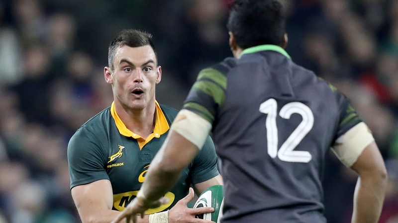 Springboks centre Jesse Kriel to go under knife