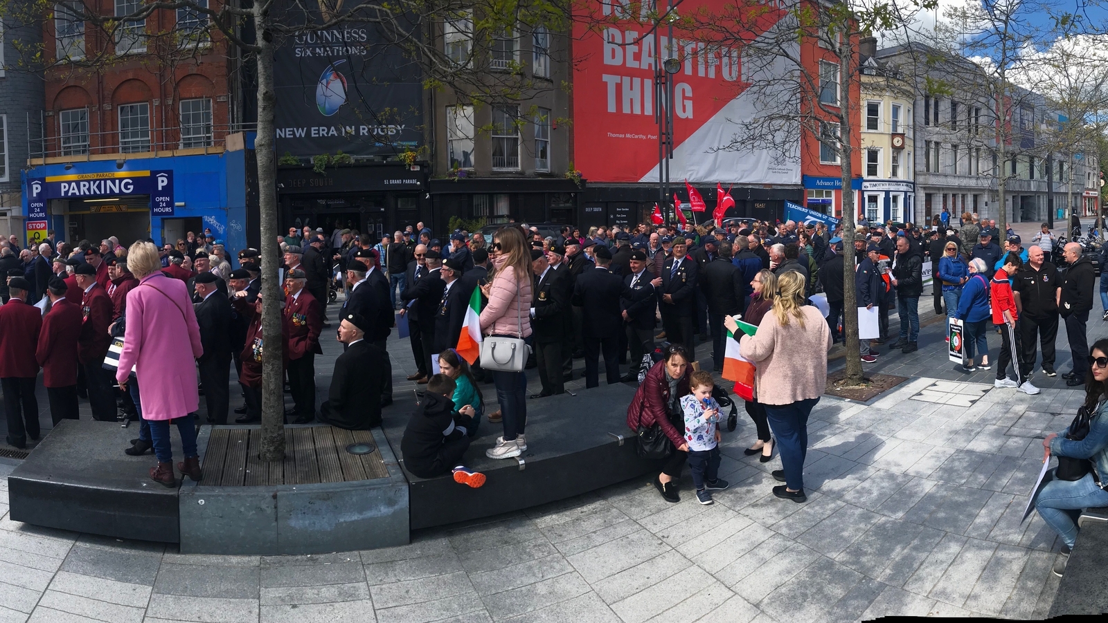 Cork protest over Defence Forces' pay and conditions