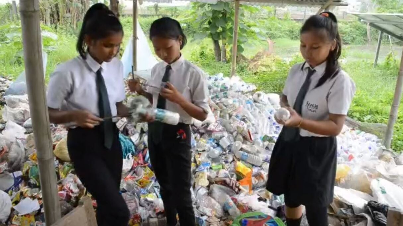Indian school takes plastic waste instead of fees