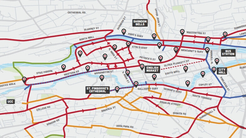 Cork city cycle map for locals and visitors launched