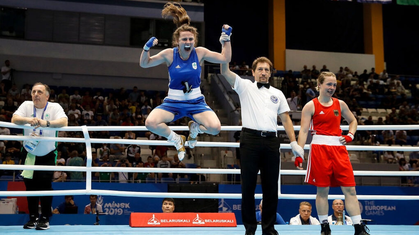 Harrington claims fourth boxing medal of day for Irish
